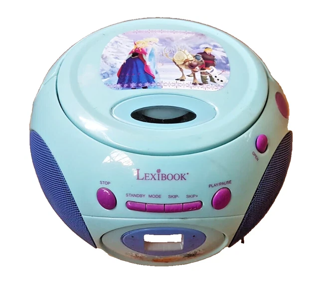 LEXIBOOK RCD102FZ DISNEY Frozen Boombox Radio CD Player with AM/FM ...