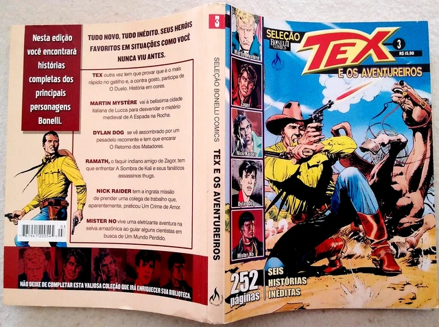 TEX, MARTIN MYSTÈRE, Dylan Dog ecc - TEX E OS AVENTUREIROS n.3 (Brasile ...
