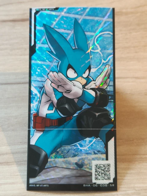 MY HERO ACADEMIA M9 Gekitotsu Heroes Tomy Card BHA-06-038-SR Izuku Midoriya EUR 9,99 - PicClick FR