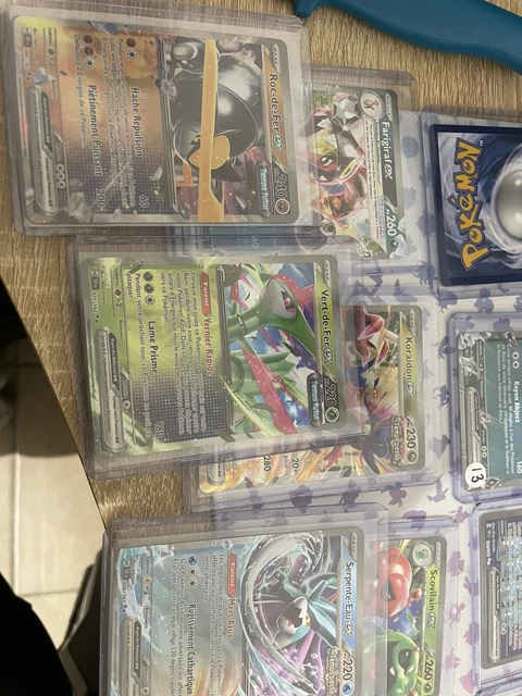 CARTE POKÉMON LOT de 6 Cartes Ex EV5 Forces Temporelles EUR 1,00 ...