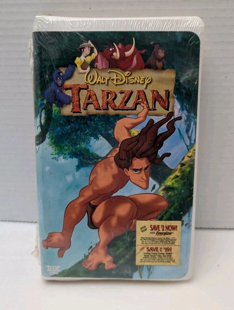 TARZAN (VHS 15799) 1999 Walt Disney VHS Tape - New/Old Stock - Factory ...