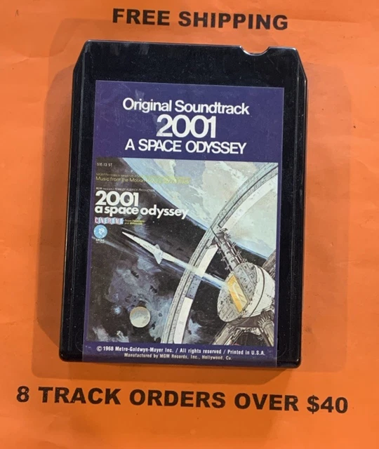 2001: A SPACE Odyssey Original Soundtrack 8 track tape Tested/Serviced ...