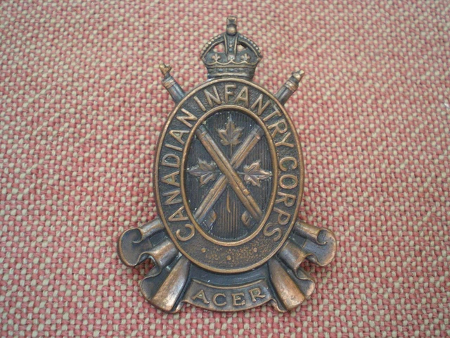 WW2 CANADIAN INFANTRY Corps Cap Badge by Roden $20.00 - PicClick CA
