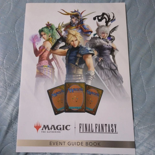 MAGIC THE GATHERING Final Fantasy Event Guide Book Rare Collaboration ...