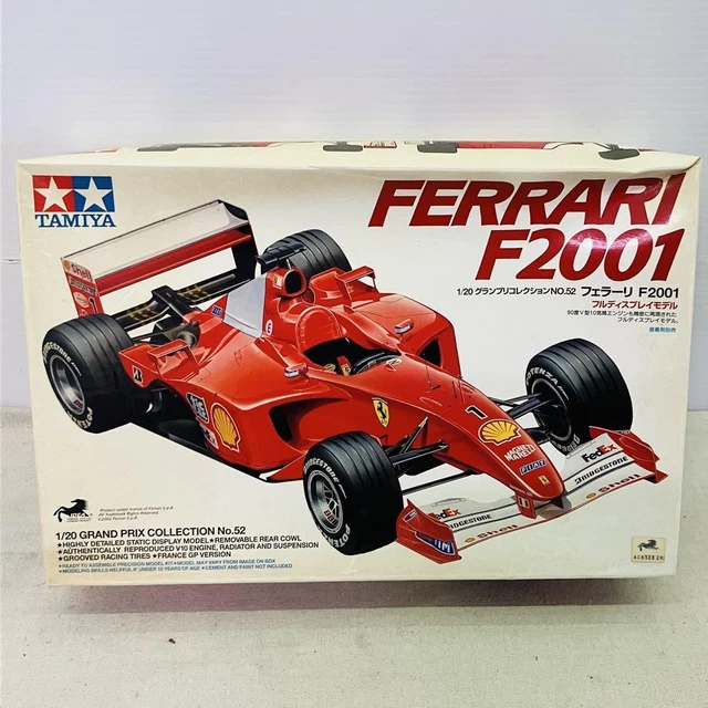 TAMIYA F1 Plastic Model Ferrari F2001 1/20 Parts £48.38 - PicClick UK