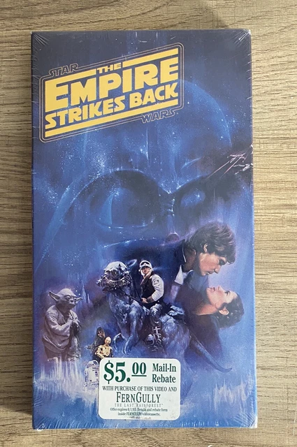 STAR WARS THE Empire Strikes Back 1992 VHS - Factory Sealed- Blue Seal ...