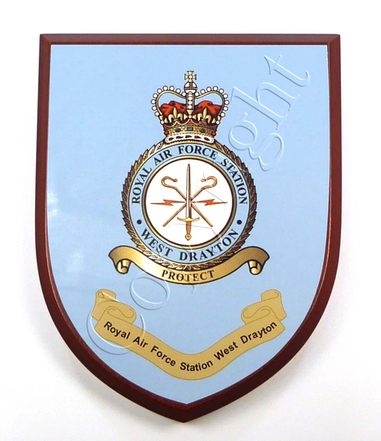 RAF ROYAL AIR Force Station West Drayton Regimental Full Face Mess ...