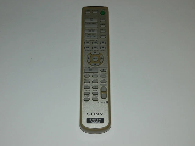 SONY RM-SX15 MINI HiFi System Remote Control Genuine Original for MHC ...