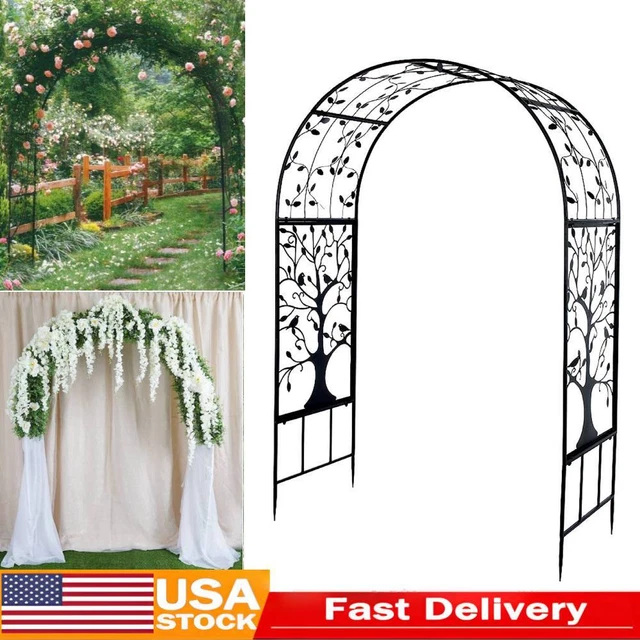 OUTDOOR GARDEN ARCH Plant Climbing Rack Trellis for Party Wedding ...