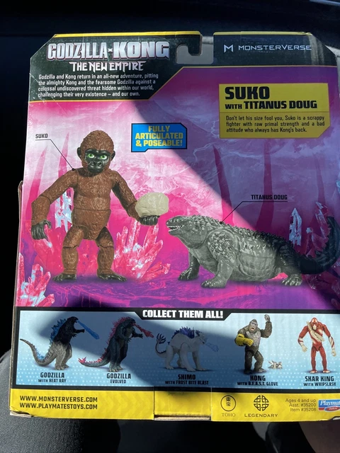 PLAYMATES MONSTERVERSE GODZILLA x Kong New Empire SUKO w Titanus Doug ...