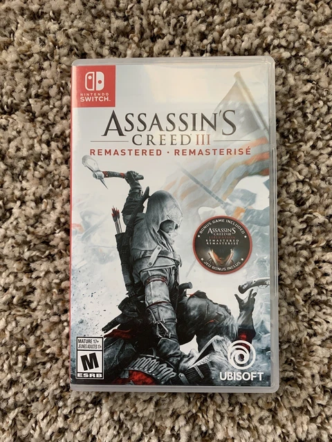 ASSASSIN'S CREED III: Remastered - Nintendo Switch. Physical Game With ...