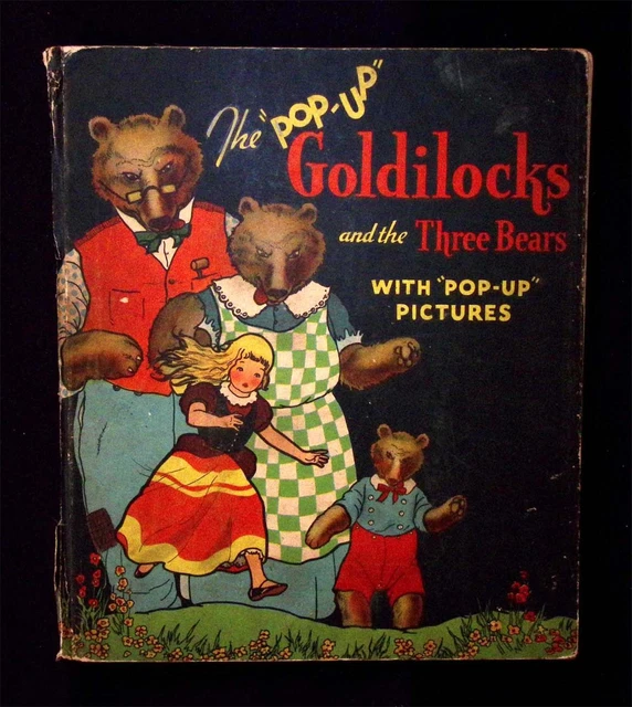 THE &POP-UP& GOLDILOCKS And The Three Bears Harold Lentz & C Carey ...