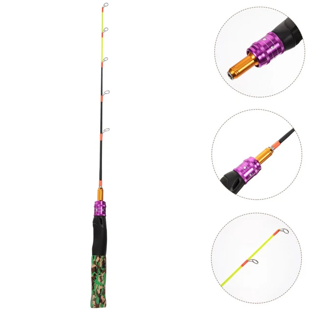 FISHING ROD PORTABLE Telescopic Fishing Pole For Winter Angling £14.35 ...