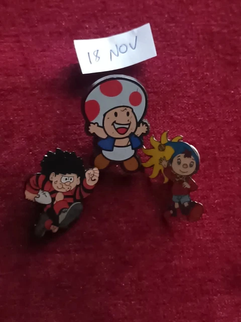 MINECRAFT TOAD DENNIS The Menace And Noddy Pin Badges EUR 5,82 ...