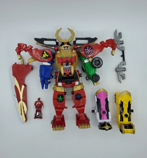 POWER RANGERS SUPER Megaforce Legendary Megazord Zord + Lion Rouge ...