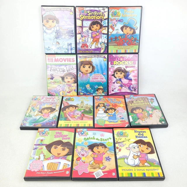 Nickelodeon Nick Jr Dvd Lot 36 Dora Explorer Go Diego Max Ruby Paw