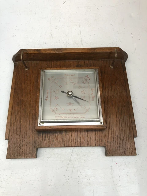 VINTAGE SHORTLAND SMITHS Instrument, British Made Barometer - Art Deco ...