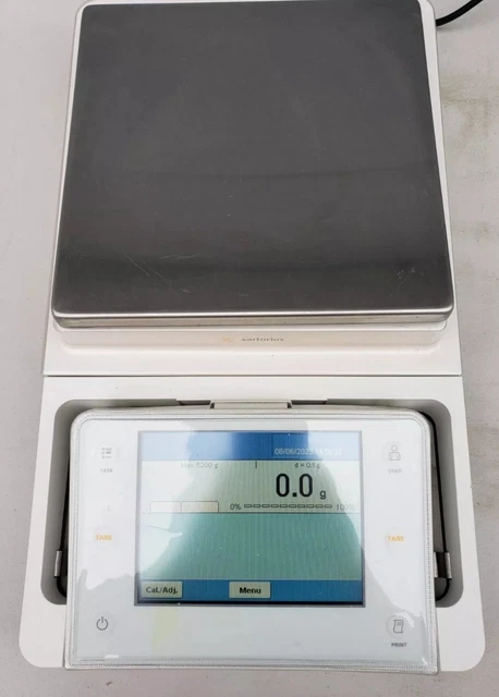 SARTORIUS CUBIS MSA5201S-100-D0 Top Loading Balance Scale 5,200 g x 0.1 ...