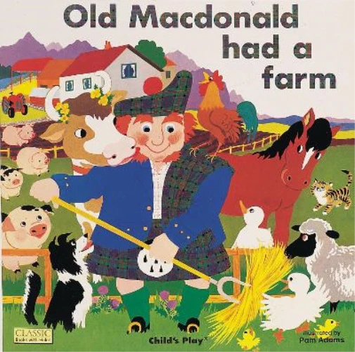 PAM ADAMS OLD Macdonald had a Farm (Poche) Classic Books with Holes ...