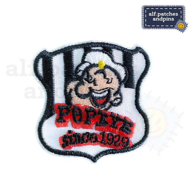 POPEYE PATCH SINCE 1929 Comic Retro Kult Vintage Bügelbild Aufnäher ...