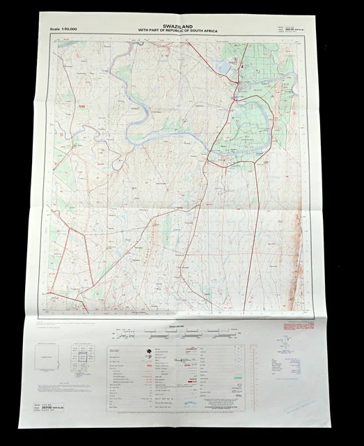 SWAZILAND MAP MATATA Maputo River Eswatini Lubombo Region Government ...