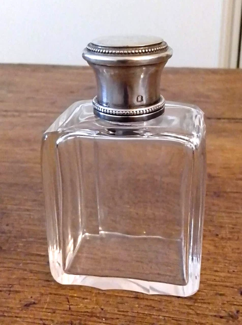FLACON A PARFUM Au Bouchon En Argent Massif EUR 40,00 - PicClick FR