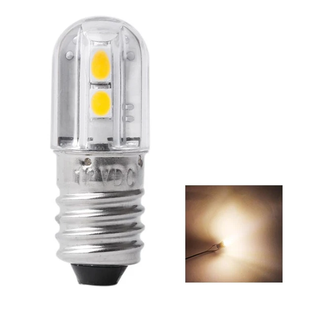 +E10 LED BULB 6V 12V Lamp Work Light Warm White For Torch Flashlight ...