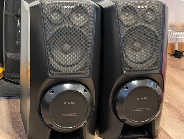 SONY SS-XB8AV S.A.W Super Woofer Integrated Bass Speaker System ! Big ...