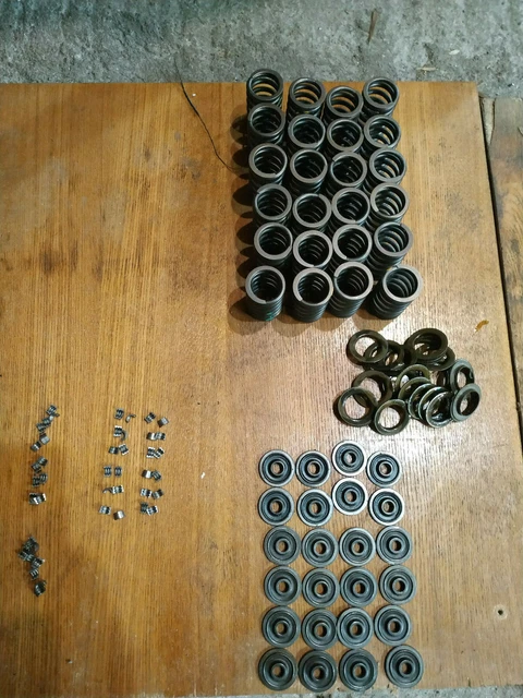 BMW E36 325I M50 M50TUB25 OEM VALVE SPRINGS RETAINERS PLATES SET (M52 ...