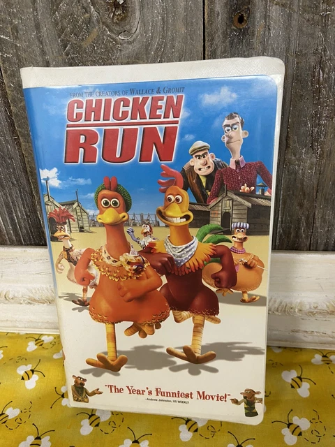 CHICKEN RUN VHS 2000 Clamshell Animated Movie Dreamworks £5.31 ...