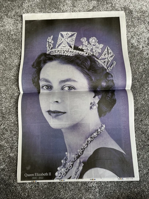 SUNDAY MIRROR NEWSPAPER-QUEEN Elizabeth Ii Death Uk-10Th September 2022 ...