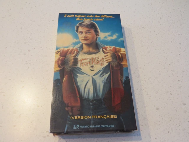 TEEN WOLF VHS Good+ RARE FRENCH CND Release NTSC Michael J. Fox Cult ...