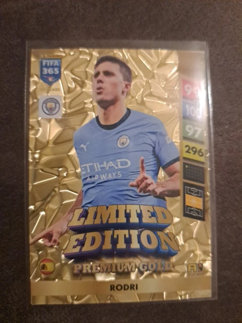PANINI ADRENALYN FIFA 365 2025 Limited Edition Gold - Rodri Excellent!!! £2.10 - PicClick UK