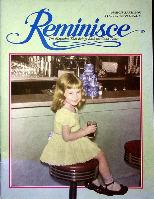 VINTAGE REMINISCE MAGAZINE March April 2001 Us Collectible Nostalgia ...
