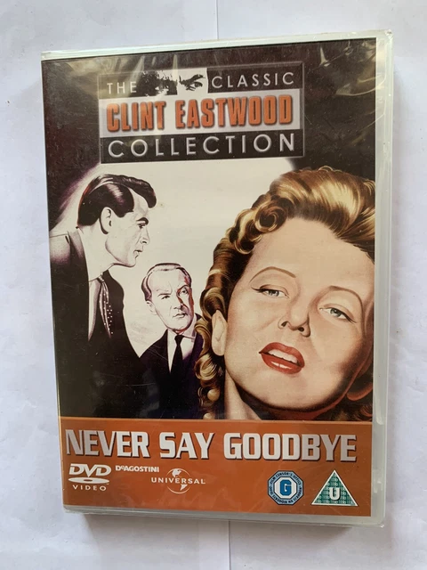 NEVER SAY GOODBYE DVD DeAgostini Clint Eastwood Collection New Wrapped ...