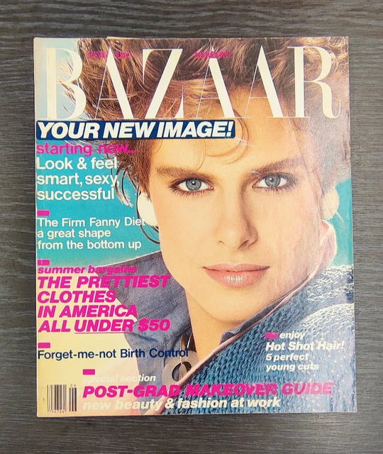 HARPERS BAZAAR USA Magazine: June 1984 - Kirsten Allen £35.00 - PicClick UK