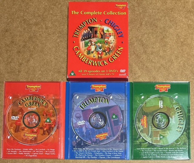 TRUMPTON, CHIGLEY, CAMBERWICK Green. The Complete Collection 3x DVD 39 ...