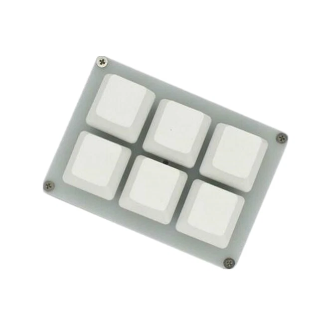 DIY CUSTOMIZE USB Programmable Mechanical Keyboard 6 Keys Macro keypad ...