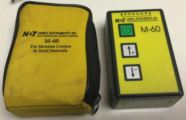 NDT JAMES INSTRUMENTS M-60 Moisture Content In Solid Materials £90.25 ...