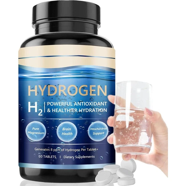HYDROGEN TABLETS FOR Drinking Water - Pure Magnesium, Molecular Hydrogen 60PCS £9.08 - PicClick UK