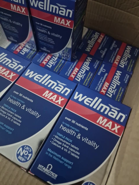 WELLMAN MAX TABLETS 84 Count, Nutrients for Health Vitality £15.12 ...