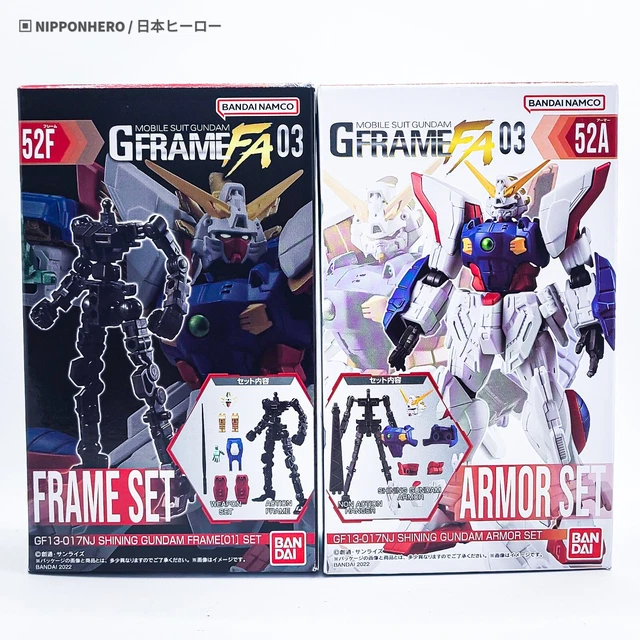 GUNDAM G FRAME SHINING GUNDAM G Mobile Suit Fighter Figure Set FA Bandai Japan £33.41 - PicClick UK