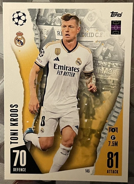 TOPPS MATCH ATTAX 2023-2024 TONI KROOS Card N. 145 EUR 1,10 - PicClick IT