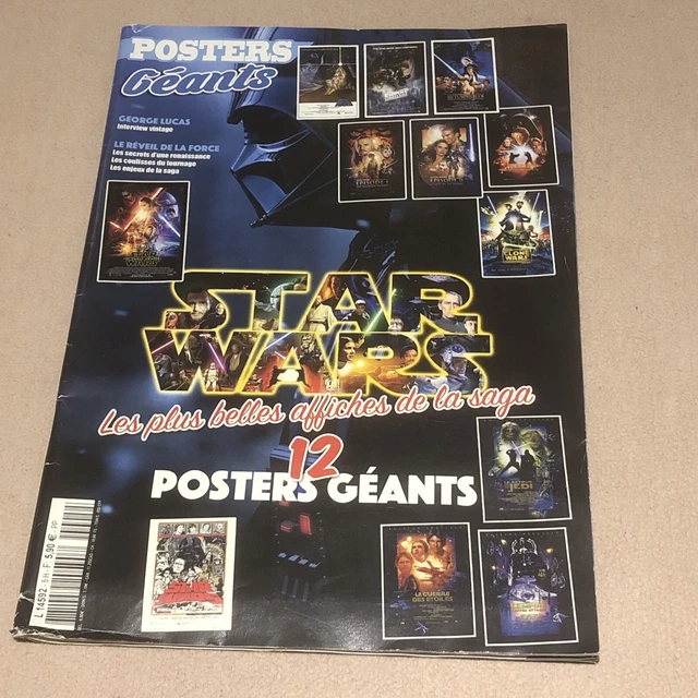 RARE MAGAZINE POSTERS Géants N 6 Star Wars Les Plus Belles Affiches ...