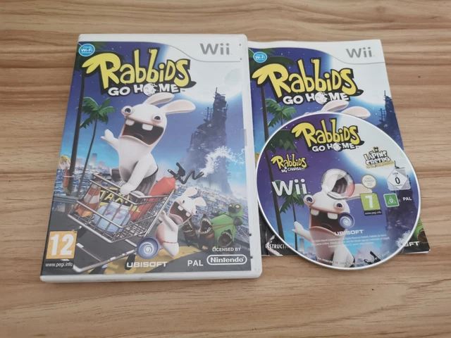 RABBIDS GO HOME For Nintendo Wii Complete £3.95 - PicClick UK