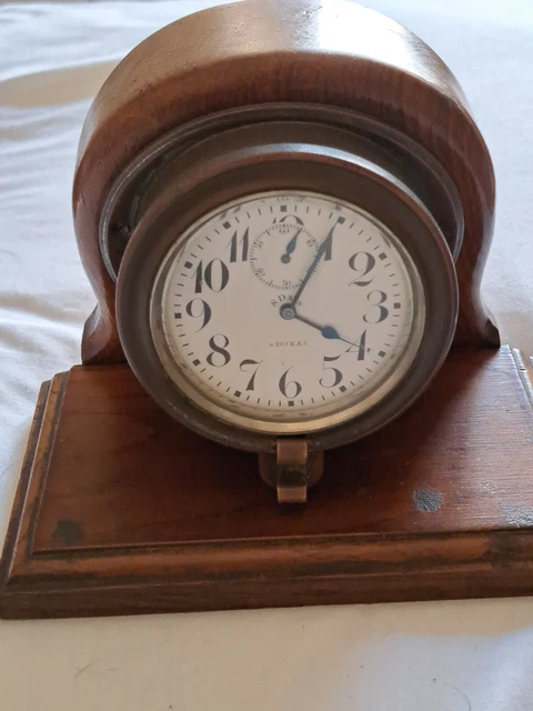 ORIGINAL VINTAGE DOXA 8 Day Car Clock £200.00 - PicClick UK