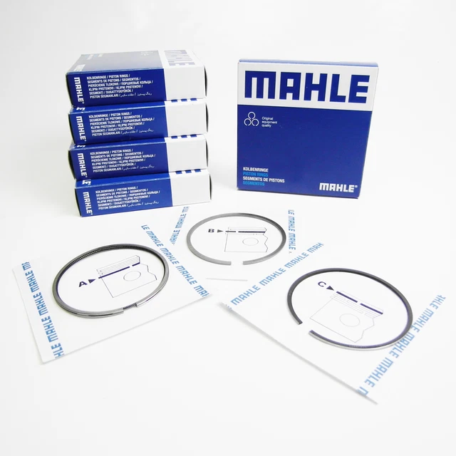 5X ENDUIT SEGMENTS MAHLE 81mm VW T5 2,5 Tdi Bnz Multivan Transporter ...