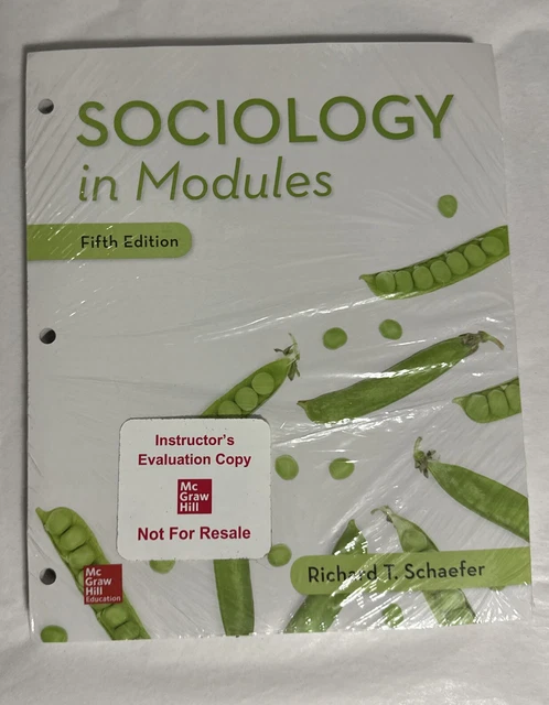 SOCIOLOGIE EN MODULES Richard T. Schaefer 2019 COPIE D'ÉVALUATION DE L ...