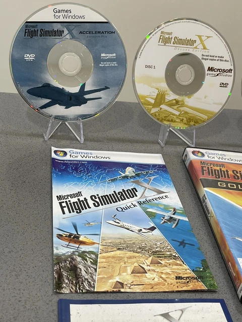 MICROSOFT FLIGHT SIMULATOR X Gold Edition PC With 2 Product Key(s ...