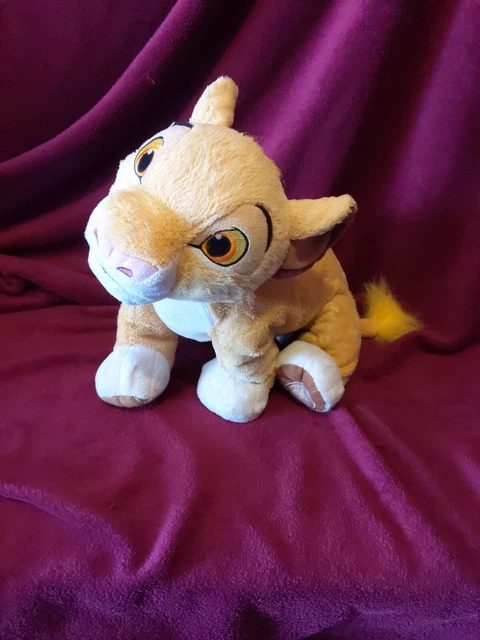 DISNEY STORE SIMBA Lion King Cub Stamped Paw Plush Soft Toy Retired £7. ...